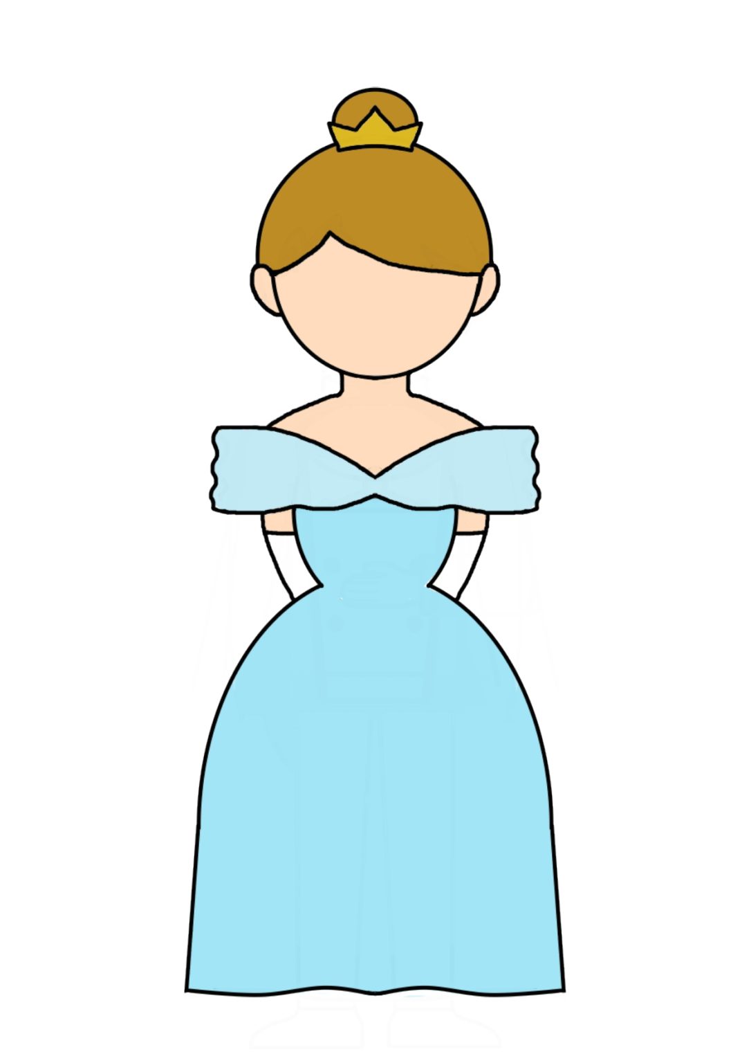 王子様とお姫様のお絵かき・ぬりえ ぐんぐんわーく
